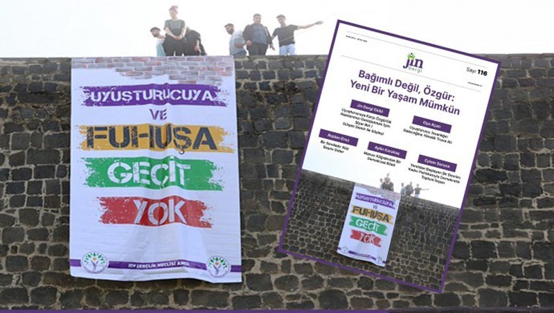 Jin Dergi'nin yeni sayısının konusu madde bağımlılığı